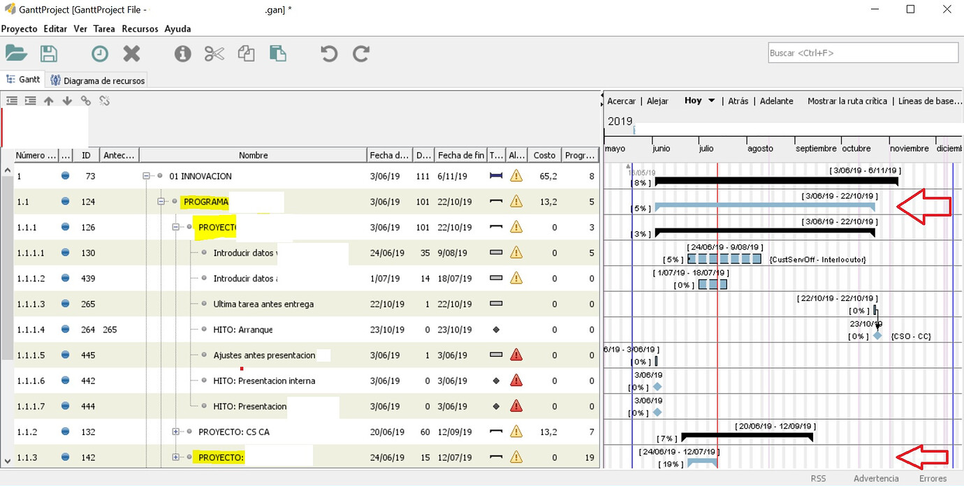 Summary task color blue or black? - GanttProject Desktop Support - GanttProject Support